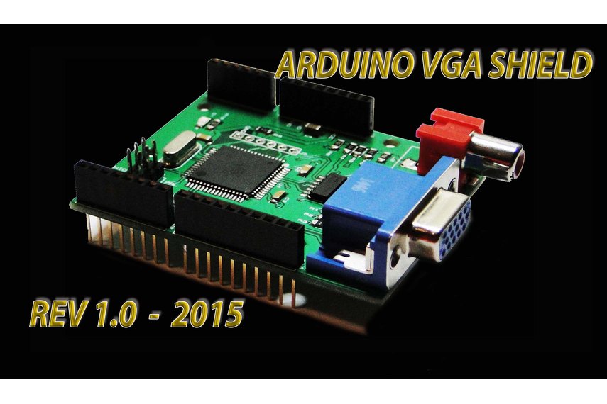 Vga Duino Vga Graphic Shield For Arduino From Masihvahida On Tindie